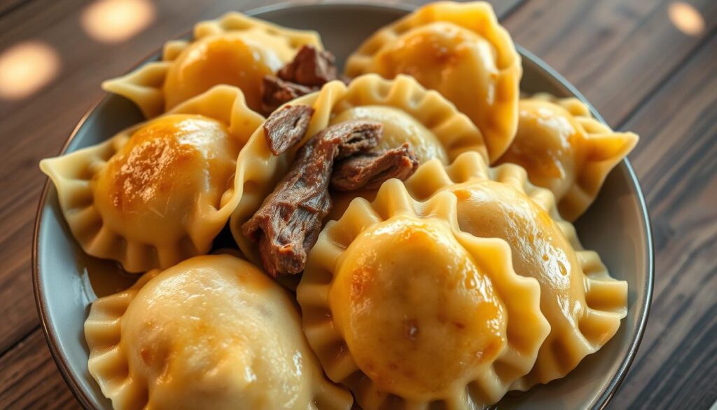 Pierogi z mięsem z rosołu - Tradycyjny polski przepis